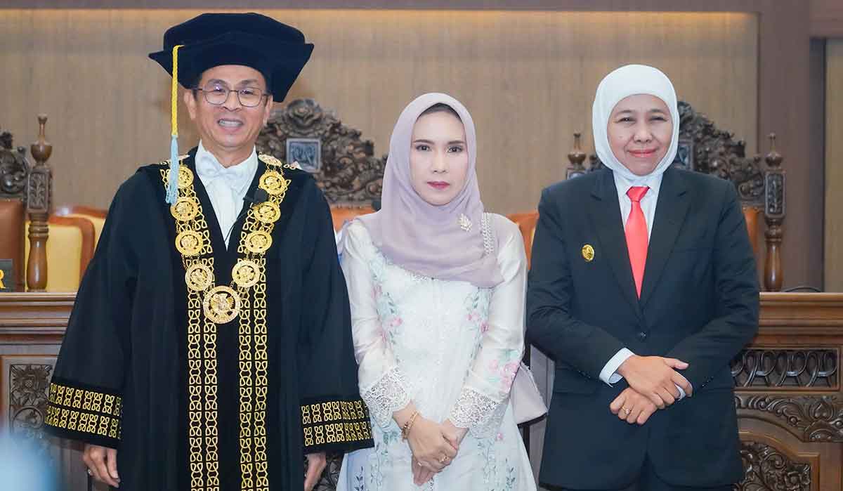 Muhammad Madyan Resmi Dilantik Jadi Rektor Unair, Gubernur Khofifah ...