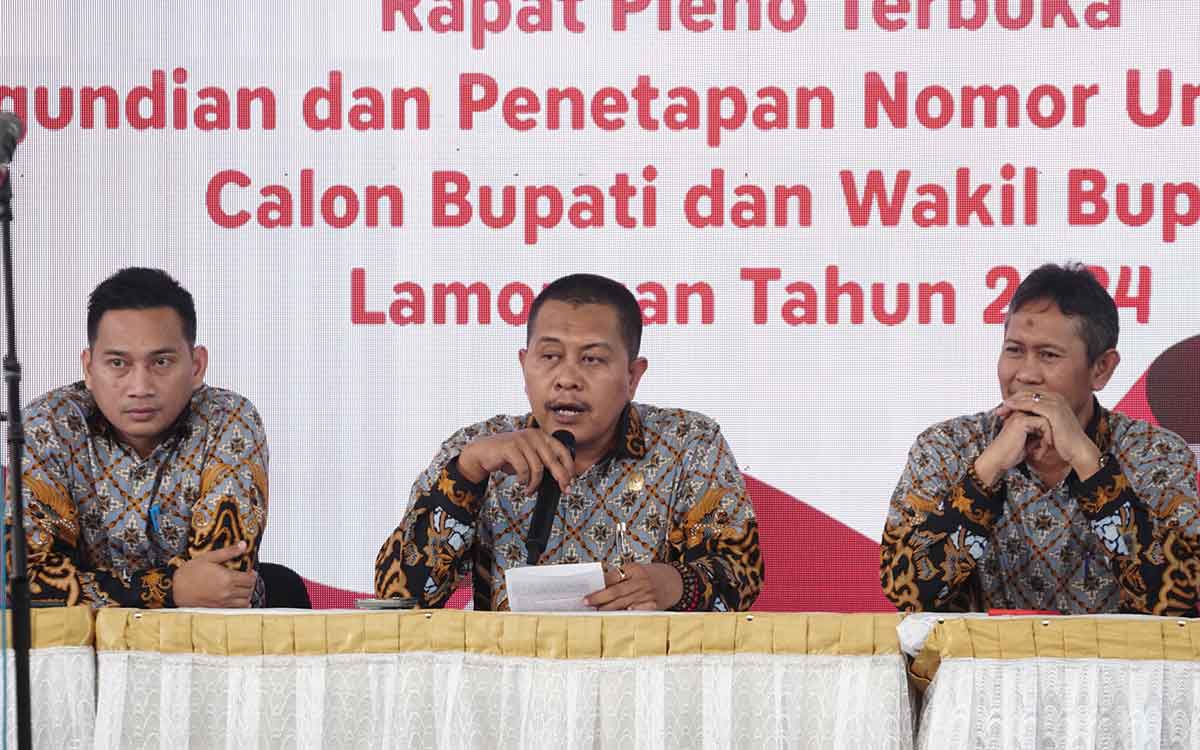 KPU Lamongan Tetapkan Nomor Urut Paslon Pilkada 2024 | BANGSAONLINE.com - Berita Terkini - Cepat ...