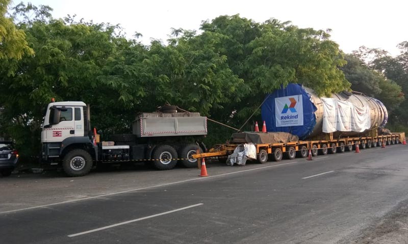 Multi Axle Truk Pengangkut Absorber Trip #2 Nanti Malam kembali Masuk ...