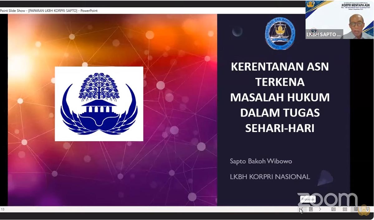 Update Wawasan Perlindungan Hukum, ASN Pemkot Kediri Ikuti Webinar-28 ...