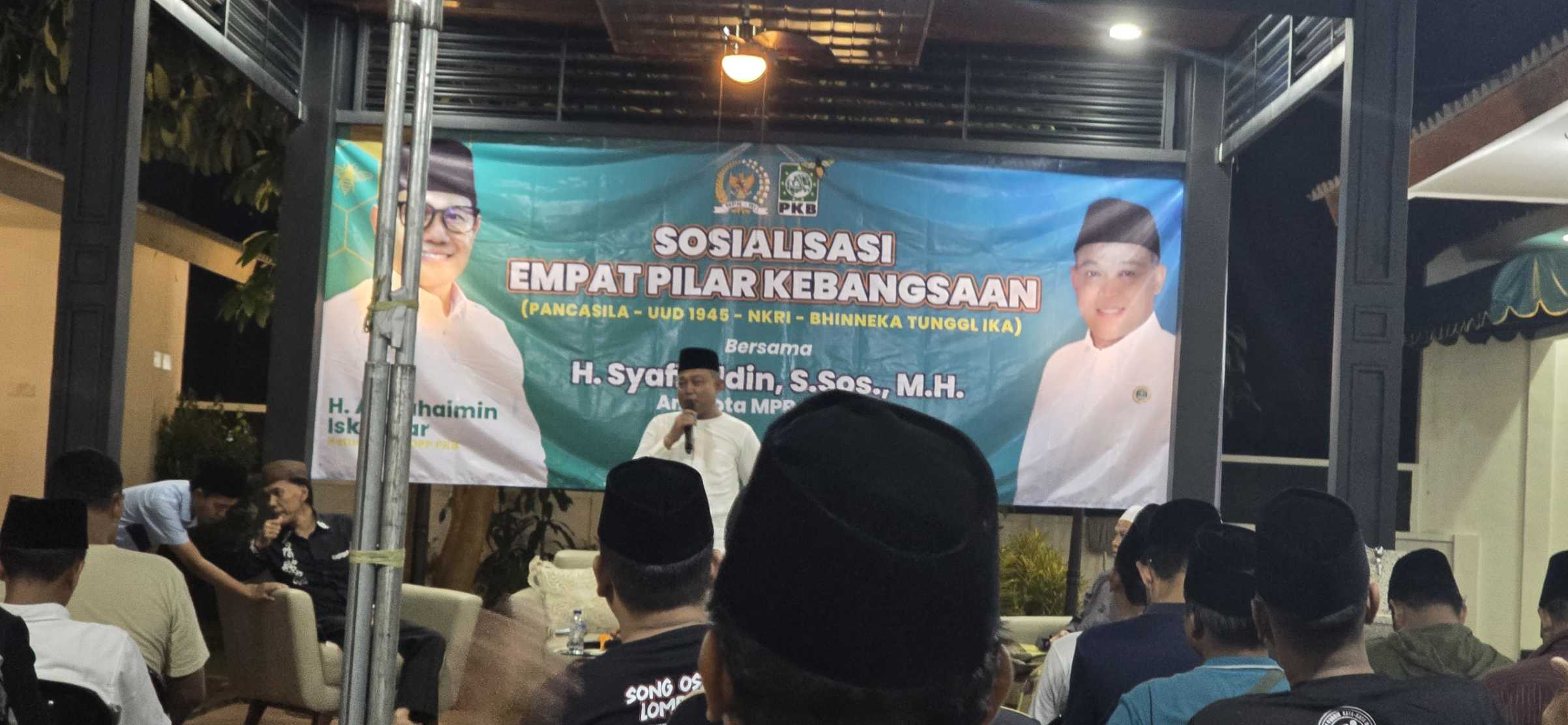 Anggota DPR Syafiuddin Sosialisasikan 4 Pilar Kebangsaan ke Komunitas ...