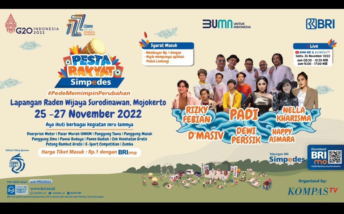 BRI Sapa Warga Mojokerto pada Gelaran Pesta Rakyat Simpedes ke-10, ini ...
