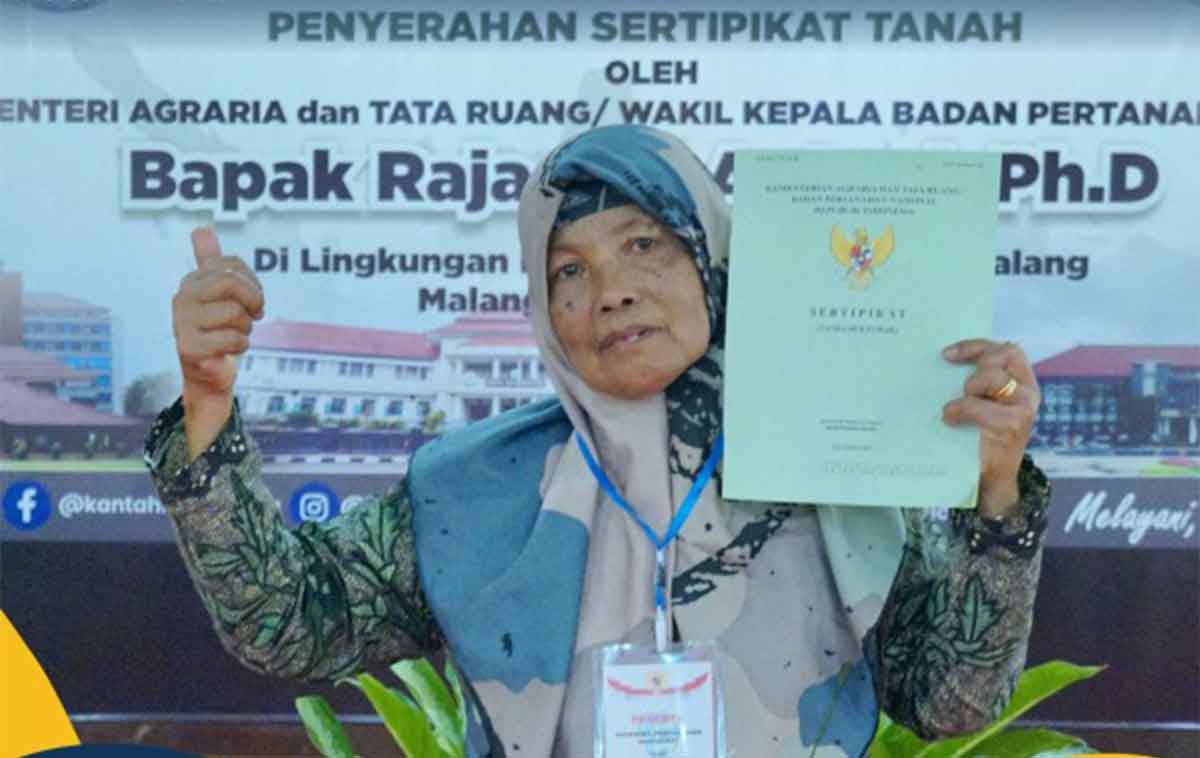 Berkat Program PTSL, Rumah Warga Malang Kini Bersertifikat Sejak 30 Tahun Didirikan ...