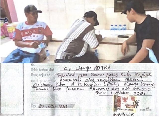 Polemik Avalan PT King Jim, CV WP Bersedia Naikkan Kompensasi Asal ...