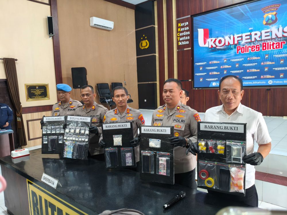 Ungkap Jaringan Narkoba Lintas Wilayah, Polres Blitar Kota Sita Ribuan ...