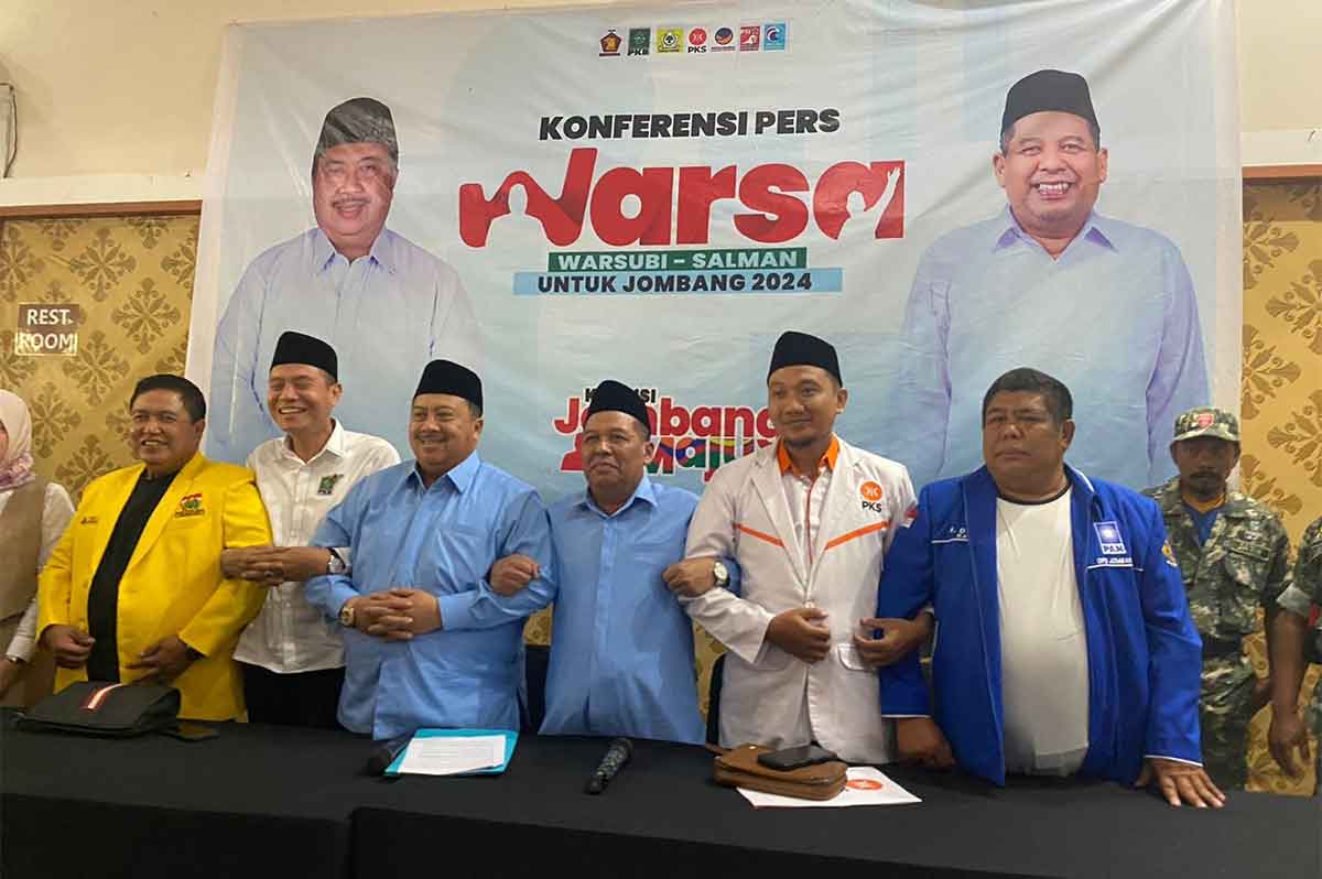 Pilkada Jombang, Pasangan Warsubi-Salman Deklarasi Bersama 8 Partai ...