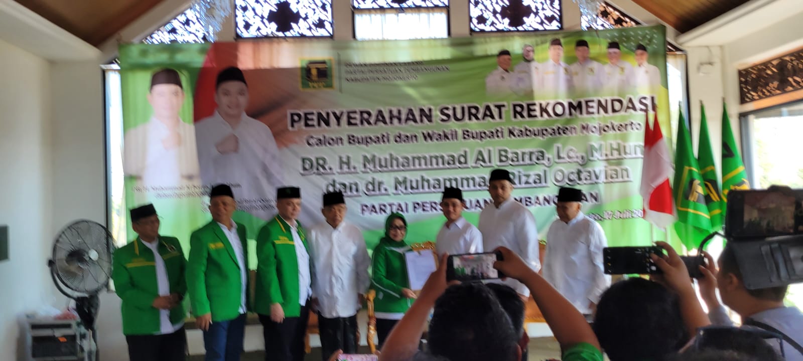 PPP Resmi Turunkan Rekom Cabup-Cawabup Mojokerto ke Gus Barra dan Rizal ...