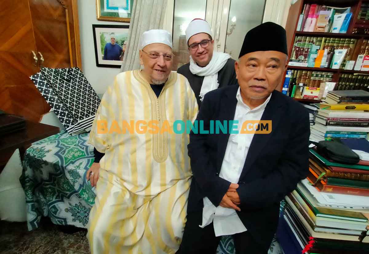 Sulit Ditemui, Ulama Hadits Syaikh Abdul Baits Al Kattani Persilakan Kiai Asep ke Kamar ...