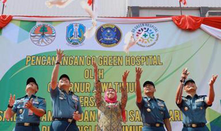 Bersama 40 Rumah Sakit, Khofifah Canangkan Go Green Hospital RSAL Dr ...